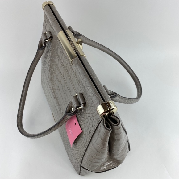 kate spade | Bags | New Kate Spade New York Croc Embossed Taupe | Poshmark